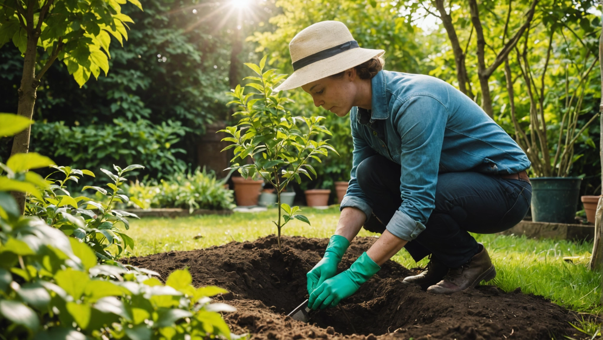 Planter un arbre : secrets pour une mise en terre réussie